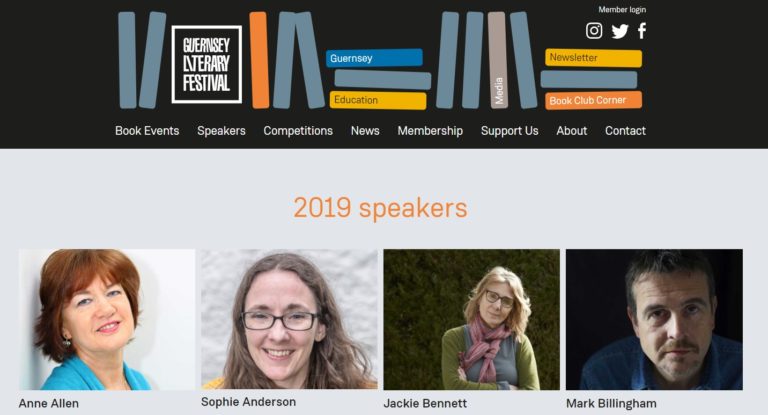 Anne Allen is a keynote speaker at the 2019 Guernsey Literary Festival ...